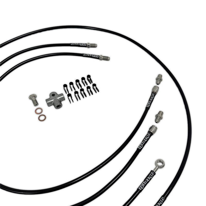 Stand alone SS braided brake line kit